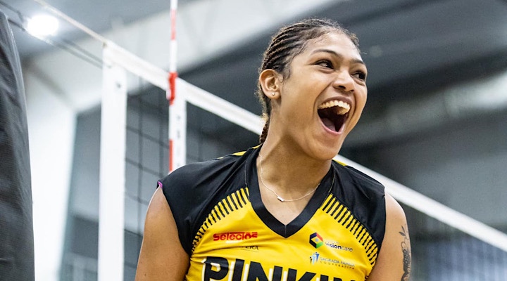 Las Pinkin lograron su tercer triunfo al hilo en la LVSF - Federación Puertorriqueña de Voleibol